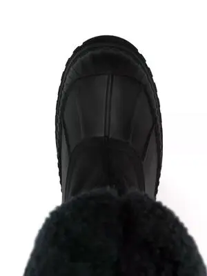 GANNI Faux-shearling Trimmed Ankle Boots
