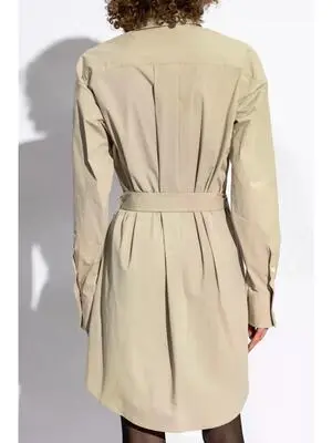 Dsquared2 Midi Shirt Dress With Belt