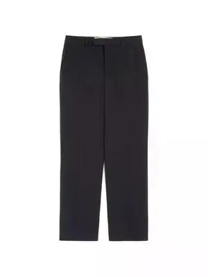 Valentino Garavani Wool Gabardine Trousers - Blue