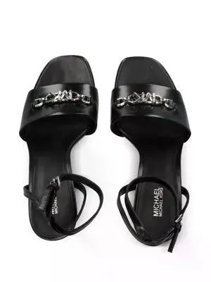 Michael Kors Leather High Heel Sandals