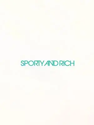 SPORTY & RICH Carla Logo-print Swimsuit - Neutrals