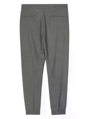 Paul Smith Pleated Tapered Wool Blend Trousers