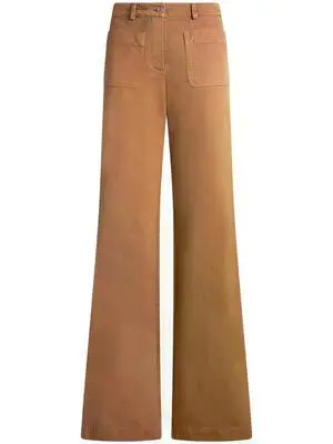 Etro Wide-leg Trousers - Brown