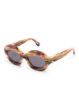Marni Oval Frame Sunglasses