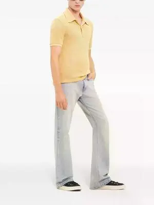 COURREGES Logo-patch Polo Shirt
