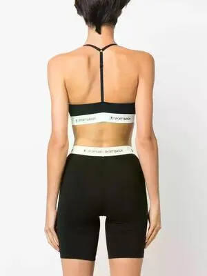 Sporty & Rich Logo-underband Crop Top