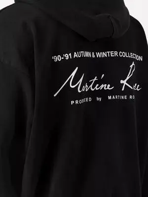 Martine Rose Logo Print Oversized Hoodie