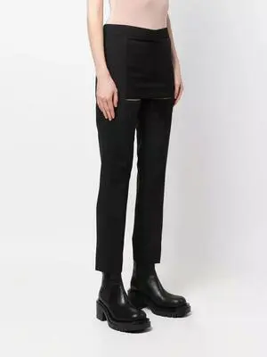 Givenchy Wool-mohair Blend Slit Trousers