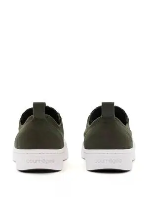 COURREGES Logo-embroidered Canvas Sneakers