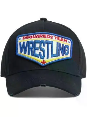 Dsquared2 Logo Patch Baseball Cap - Black