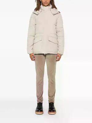 MANUEL RITZ Hooded Down Jacket - Neutrals