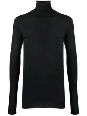 SAPIO High-neck Long-sleeve T-shirt - Black
