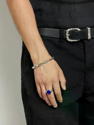 Emanuele Bicocchi Hex Signet Ring - Silver