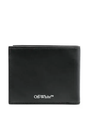Off-White Bookish Logo-stamp Wallet - Black