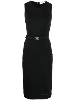 1017 Alyx 9sm Sleeveless Belted Midi Dress - Black
