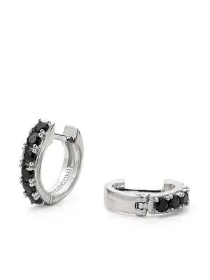 Emanuele Bicocchi Logo-engraved Hoop Earrings