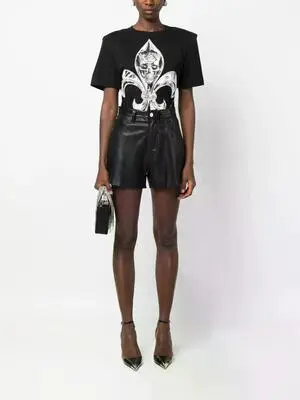 Philipp Plein Padded Shoulder T-shirts For Women