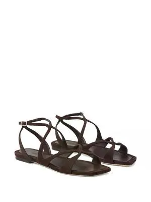 JIMMY CHOO Ayla Sandals - Brown