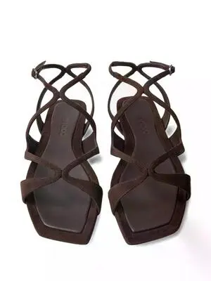 JIMMY CHOO Ayla Sandals - Brown