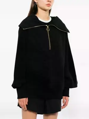 Varley Oversize-collar Ribbed Jumper