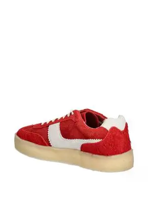 Clarks Suede Lace-up Sneakers - Red