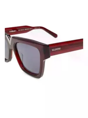 Valentino Garavani Rectangle Frame Sunglasses