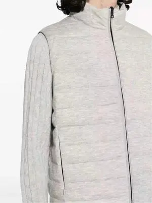 N.peal Reversible Down Gilet - Grey