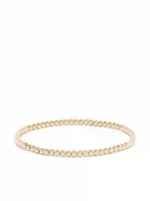 PRAGNELL 18kt Yellow Bead Bangle - Gold