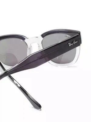 Ray-ban Mega Hawkeye Chromance Sunglasses - Black
