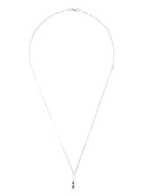 TRUE ROCKS Sterling Mini Pill Pendant Necklace - Silver