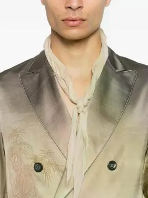 PIERRE-LOUIS MASCIA Adastrgum Double-breasted Blazer - Neutrals