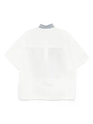 Kolor Panelled Shirt - Blue
