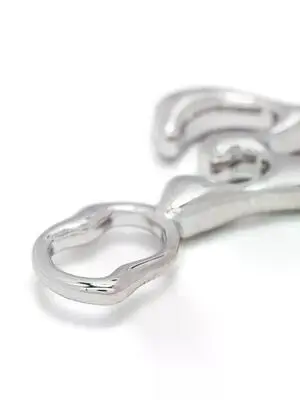 MARIA BLACK Tone Sterling Letter W Charm - Silver