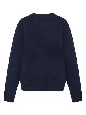 YVES SALOMON Two-tone Reversible Knit Jumper - Blue