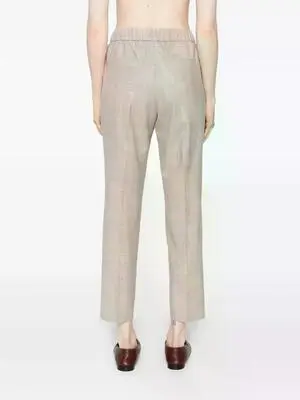 Peserico Checked Tapered Trousers