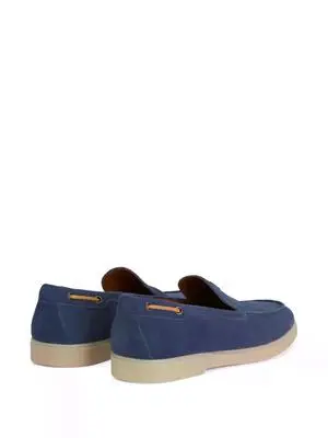 GIUSEPPE ZANOTTI Maui Suede Loafers - Blue