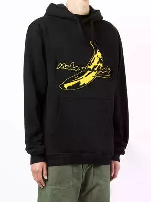 MAHARISHI Logo-patch Cotton Hoodie - Black