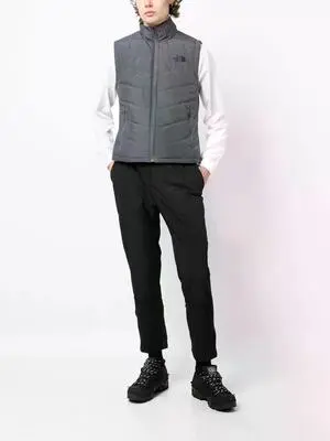 AND WANDER Fleece-panel Cropped Trousers