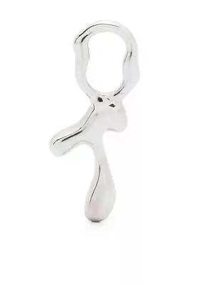 MARIA BLACK Fluent Letter T Charm - Silver