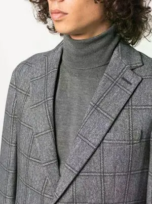 CIRCOLO 1901 Plaid-check Single-breasted Blazer