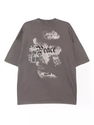 FIVE CM Graphic-print T-shirt - Grey