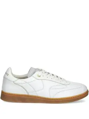 Filling Pieces Sprinter Dice Leather Trainers - White