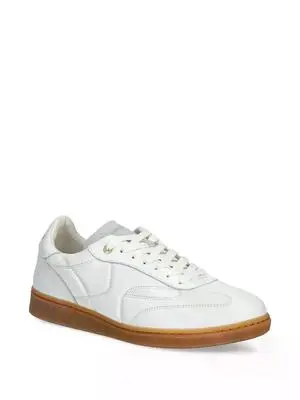 Filling Pieces Sprinter Dice Leather Trainers - White