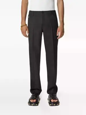 Versace Cavalry Wool Formal Trousers