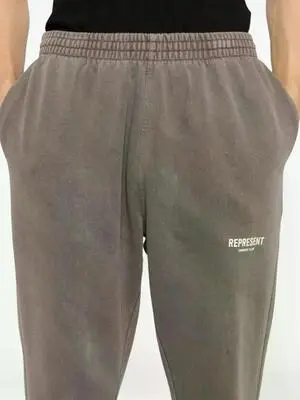 REPRESENT Cotton Track Pants - Brown