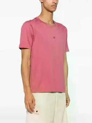 C.P. COMPANY Logo-printed Cotton T-shirt - Pink