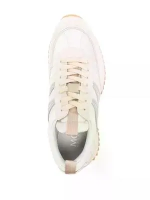 Moncler Pacey Quilted Sneakers - Neutrals