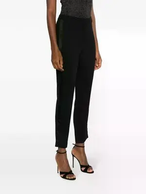 Federica Tosi Satin-trim Tailored Trousers