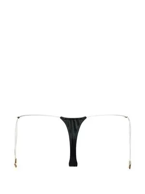 MAISON CLOSE String Bikini Bottoms - Black