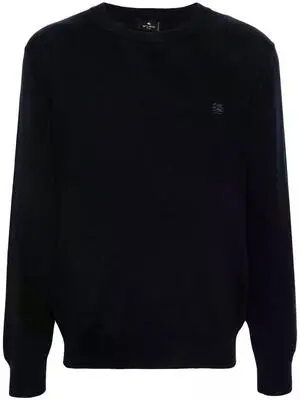 Etro Wool Jacquard Sweater - Blue
